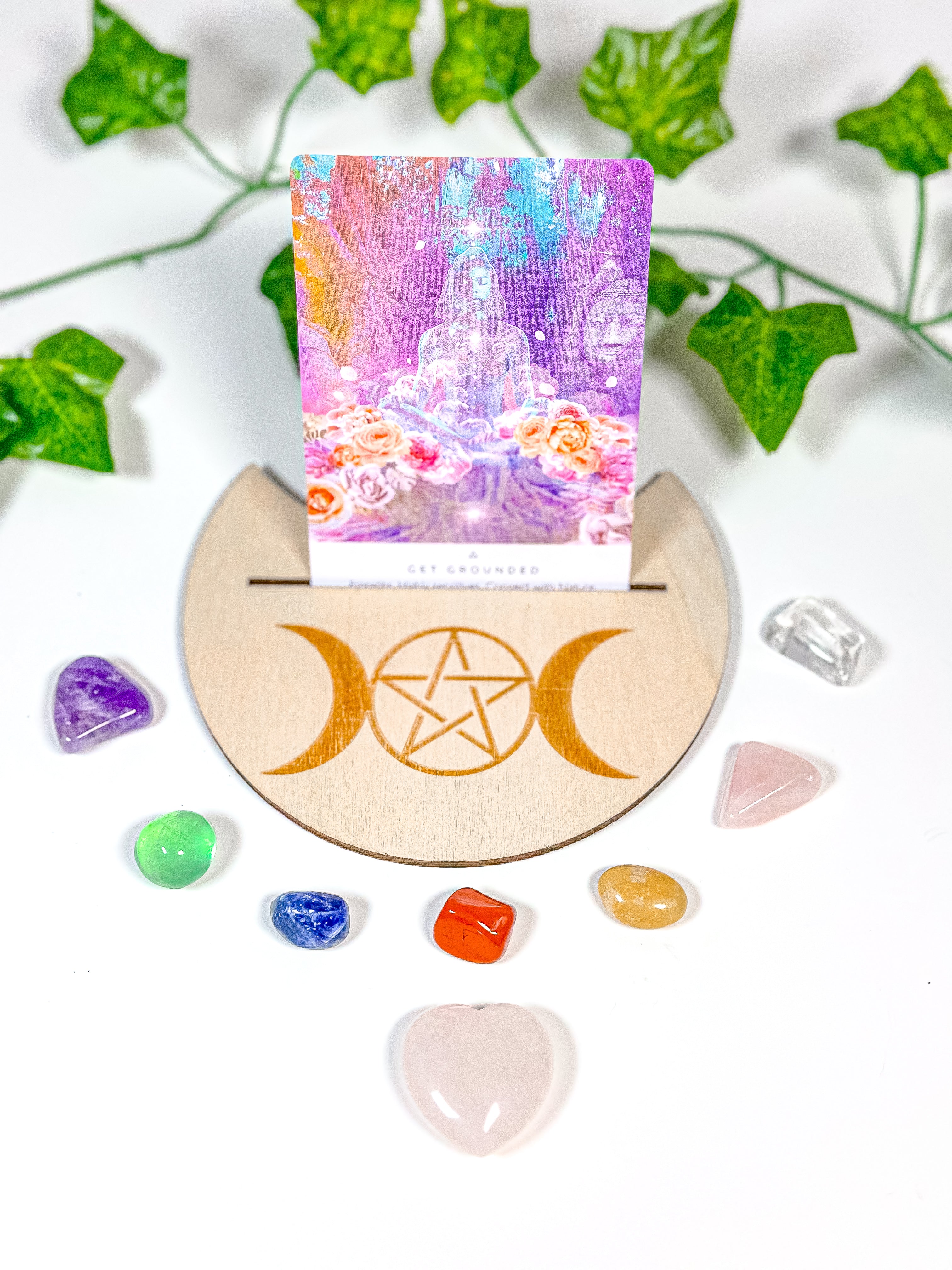 Wooden Tarot Card Stand (S1) – koraandky