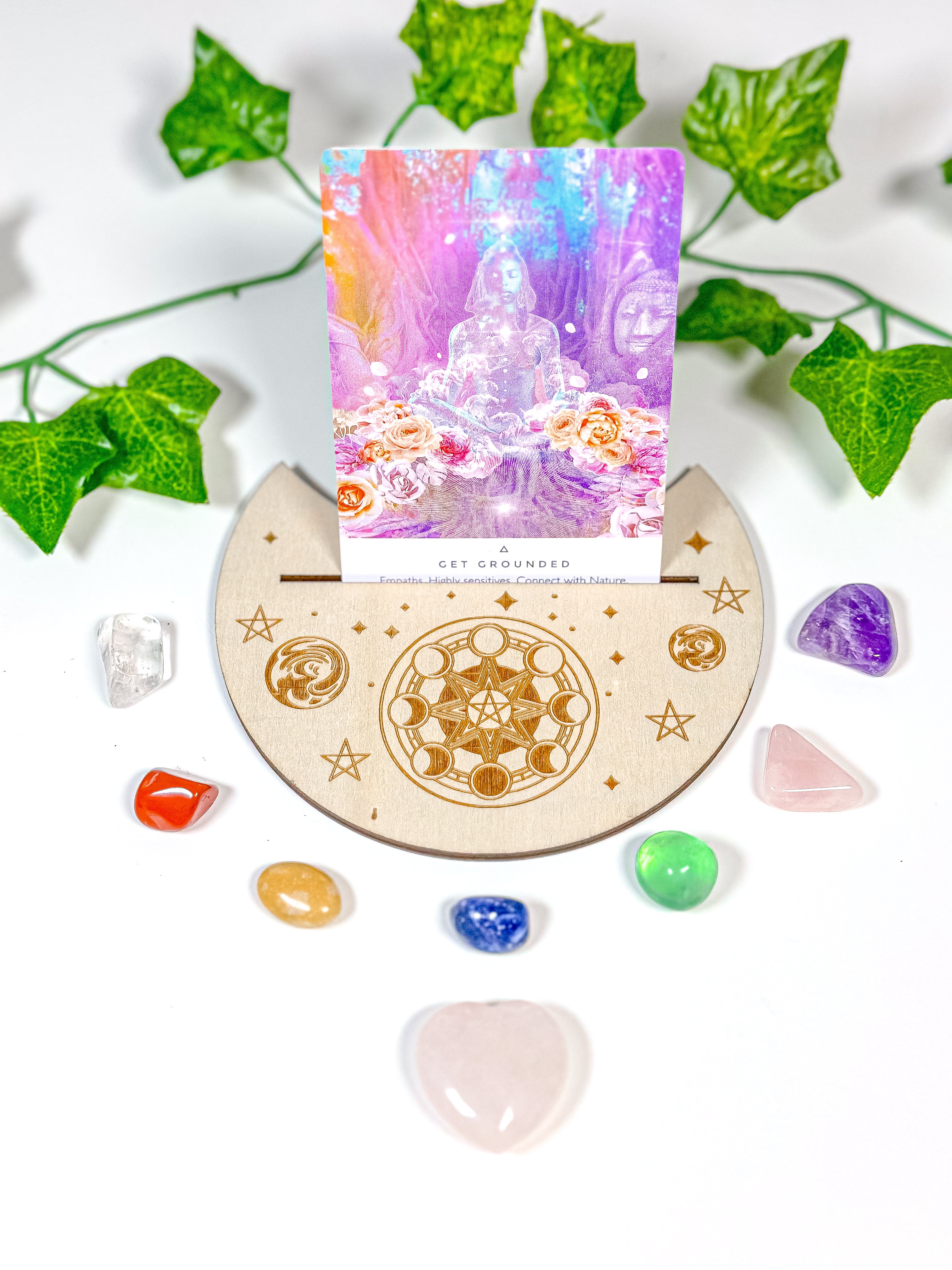 Wooden Tarot Card Stand (S2) – koraandky