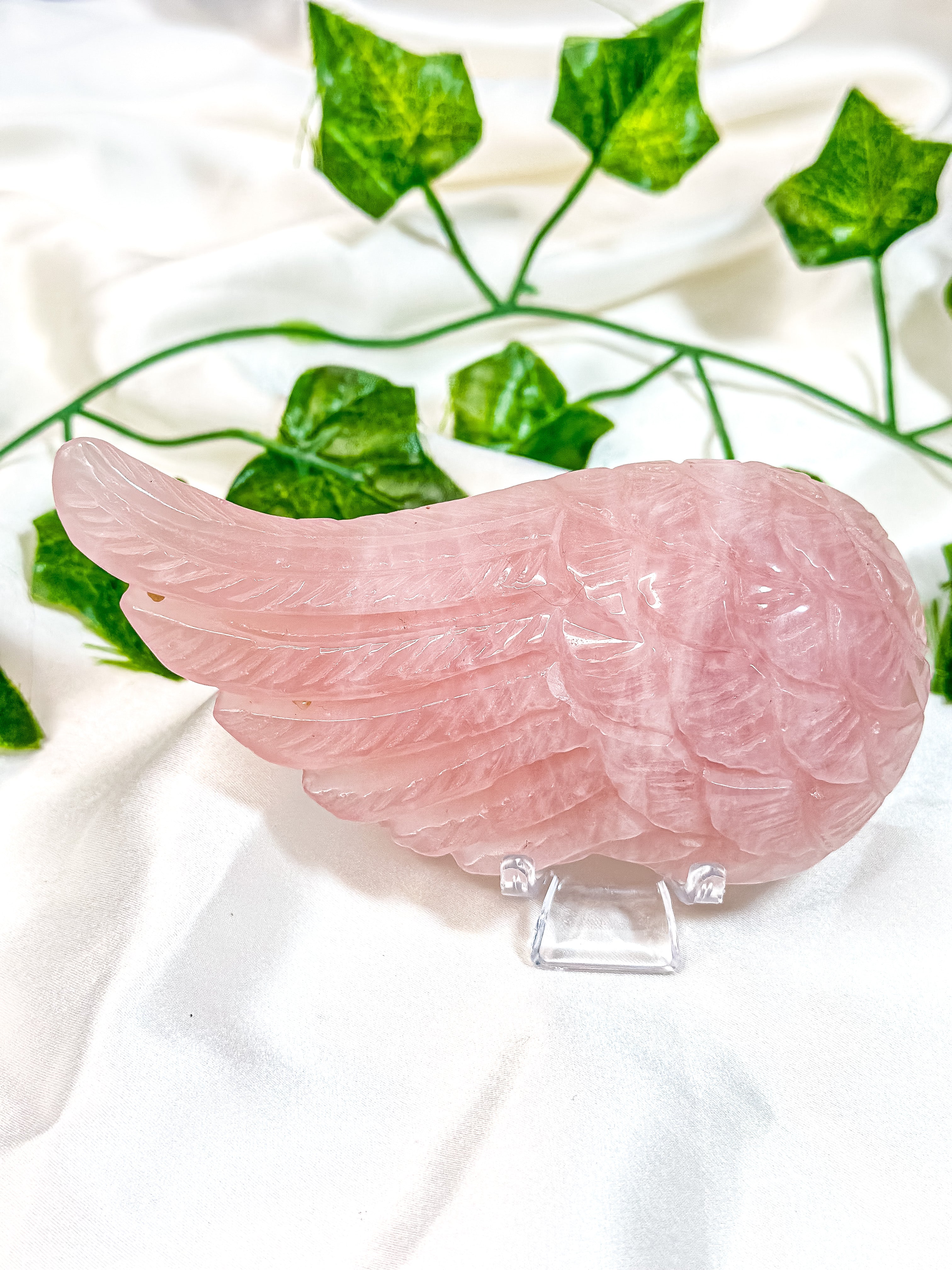 Rose Quartz Angel Wing (55E) – koraandky