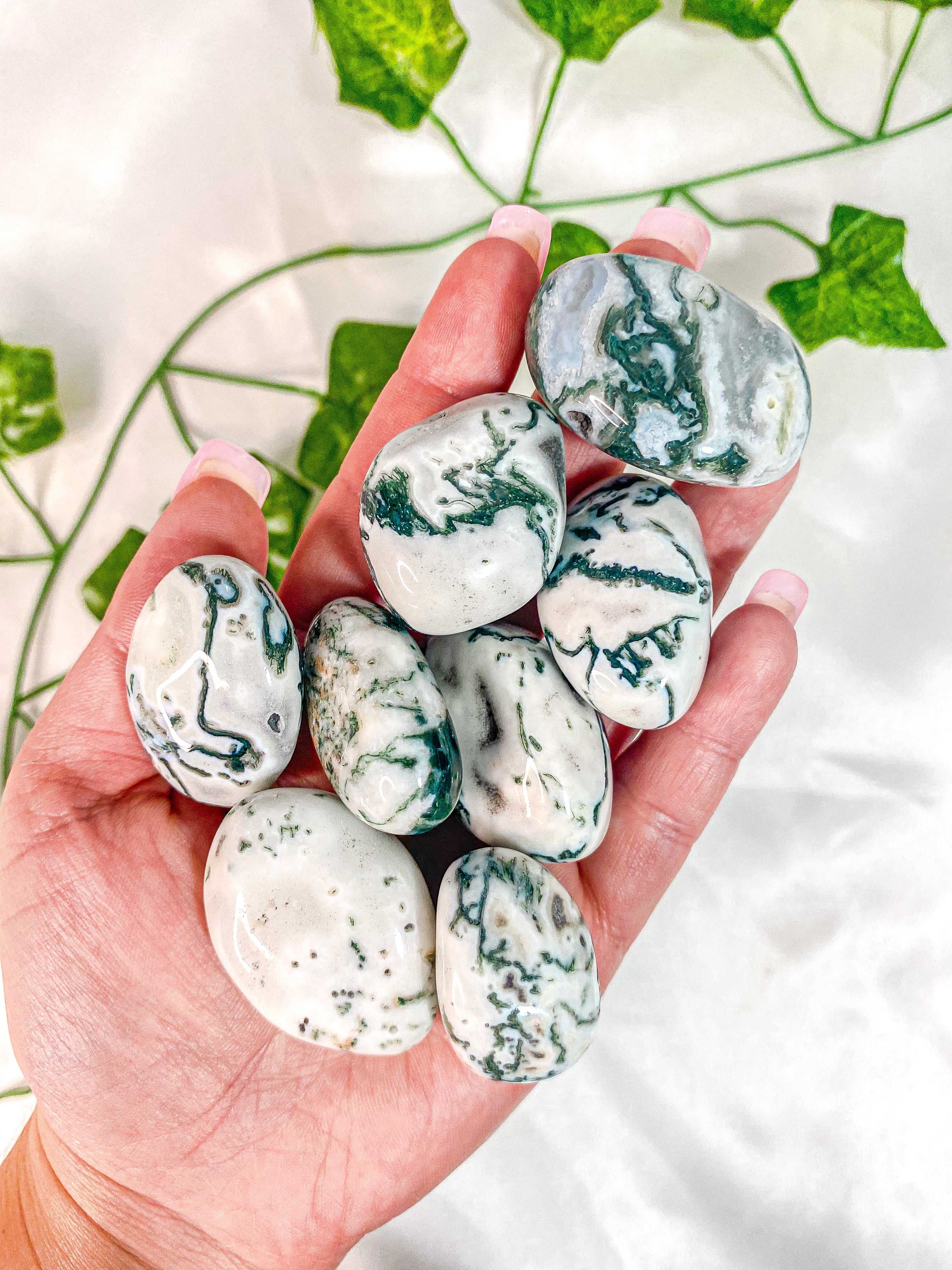 Tree Agate Tumbled Stones – koraandky